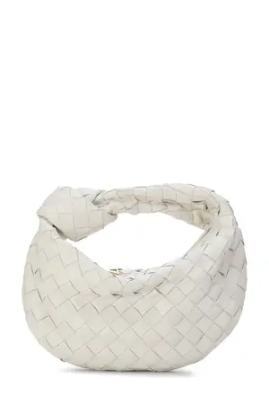 BOTTEGA VENETA White Intrecciato Jodie Mini