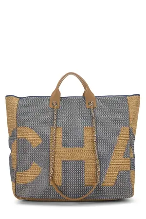 Chanel Multicolor Raffia Deauville Nm