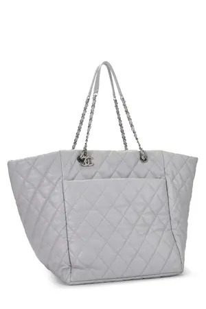 Chanel Quilted Lambskin Shopping Tote