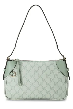 Gucci Gg Supreme Emblem Shoulder Bag