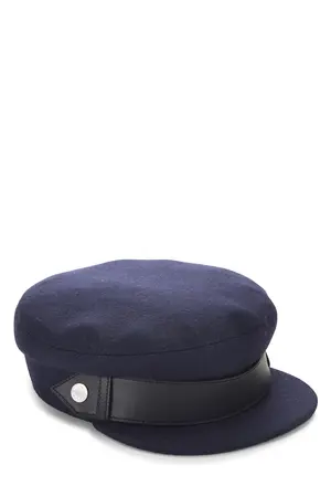 Hermès Wool Hat - Navy