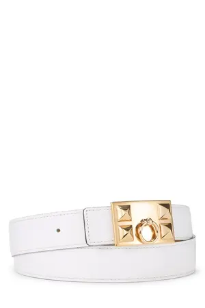 Hermès Epsom Collier De Chien 100 - White