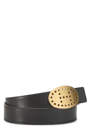 Hermès Black Reversible Evelyne Belt 80 - Noir