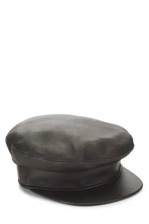Hermès Deerskin Casquette Cap - Brown