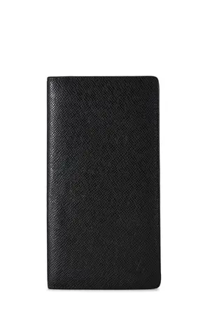 LOUIS VUITTON Taiga Portefuille Long Wallet - Black