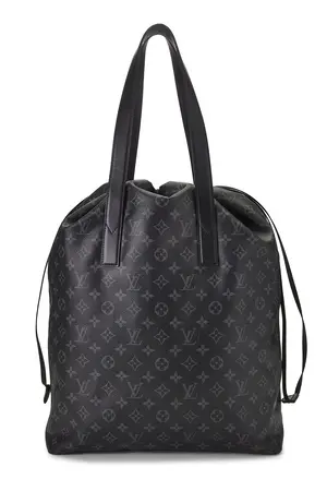 LOUIS VUITTON Monogram Eclipse Canvas Cabas Light - Black