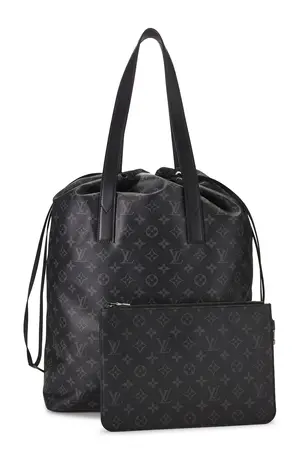 LOUIS VUITTON Monogram Eclipse Canvas Cabas Light