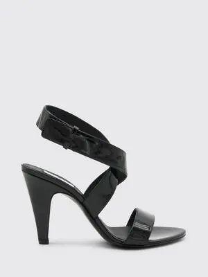 Alaïa Patent Leather Strappy High Heel Sandals - Black