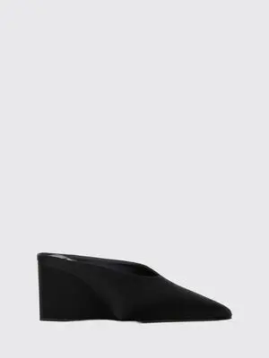 ALAIA Satin Wedge Mules Alaia With Mid Heel And Almond Toe