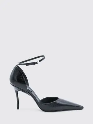 ALAIA D'orsay Pump Alaia In Ruched Leather - Black