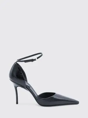 ALAIA Alaia D'orsay Ruched Leather Pumps - Black