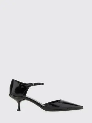 Prada Pointed Toe High Heel Mary Janes - Black
