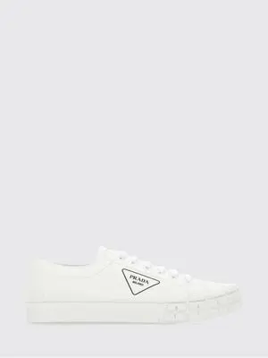 Prada Fabric Lace-up Sneakers