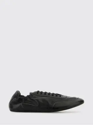 Prada Calf Leather Lace-up Sneakers - Black