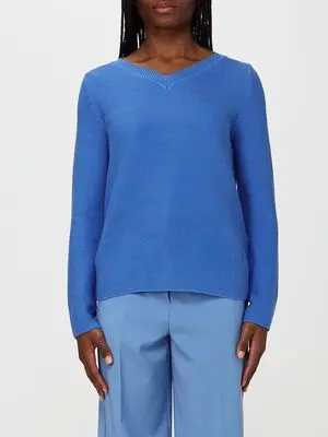 Max Mara Cotton Knit Top - Blue
