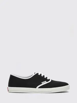Prada Cotton Drill Lace-up Sneakers - Black