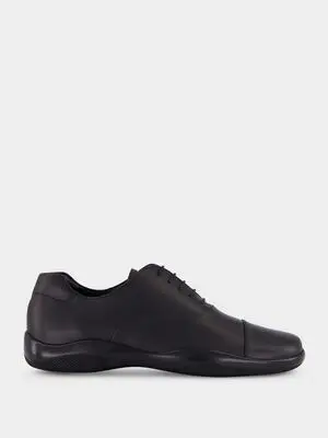 Prada Toblach Leather Sneakers