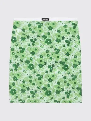 Miu Miu Floral Pencil Skirt - Green