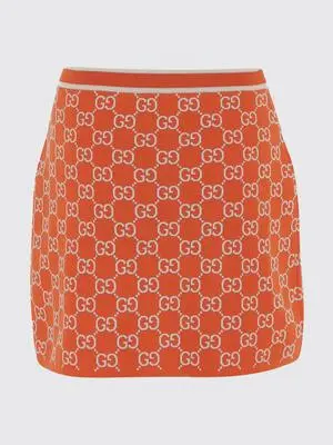Gucci Gg Supreme Cotton Pencil Skirt