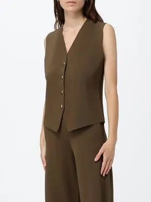 Max Mara Single-breasted Tailored Vest - Green