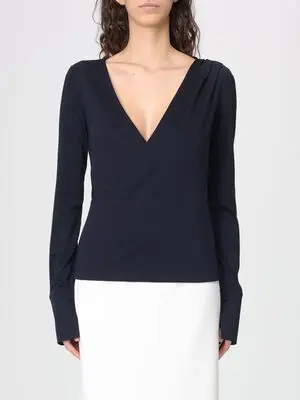 Max Mara Basic Jersey Top - Blue