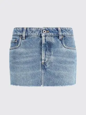 Miu Miu Denim Mini Skirt - Blue