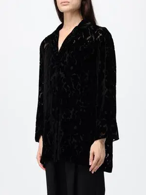 Gucci Silk Blend Shirt With Classic Collar And Concealed Placket