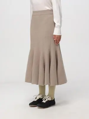 Bottega Veneta Cashmere Skirt - Cream