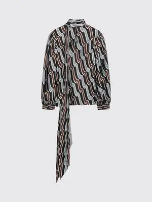 Gucci Silk Shirt With Graphic Print