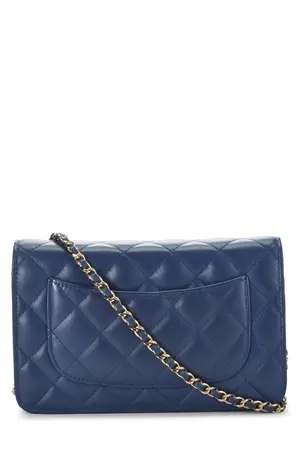 Chanel Lambskin Classic Quilted Wallet On Chain