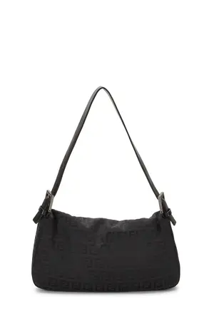 Fendi Zucchino Baguette Shoulder Bag