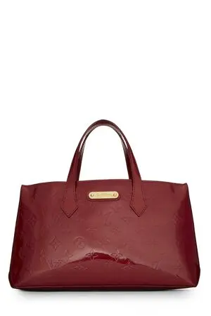 LOUIS VUITTON Rouge Fauviste Monogram Vernis Wilshire