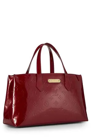 LOUIS VUITTON Rouge Fauviste Monogram Vernis Wilshire