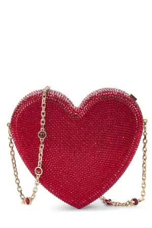 Judith Leiber Crystal Egg Minaudière - Red