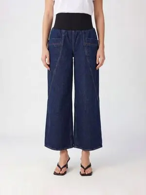 ALAIA Alaia High-waisted Wide-leg Palazzo Jeans In Denim - Blue