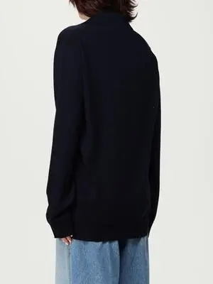 Gucci Polo Shirt Navy Polyester Long Sleeve - Blue