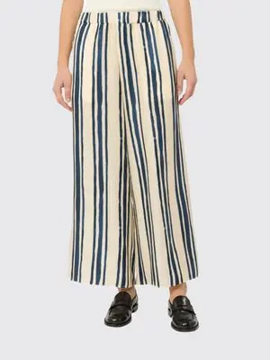 Max Mara Wide Leg Striped Trousers - Multicolor