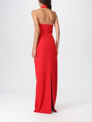 Solace London Criªpe Dress - Red