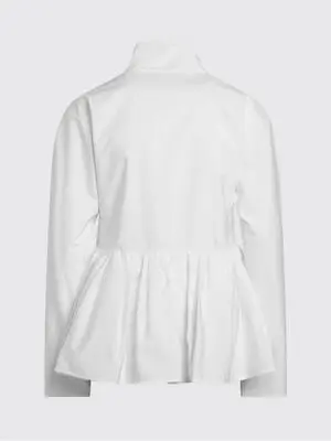 Alaïa Cotton Poplin Peplum Jacket