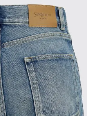 Saint Laurent Flared Cotton Denim Jeans