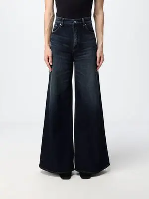 ALAIA Alaia High-waisted Flared Cotton Denim Jeans - Blue