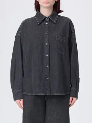 Max Mara Cotton Denim Shirt - Black