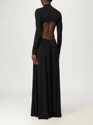 ALAIA Wide Leg Viscose Jumpsuit