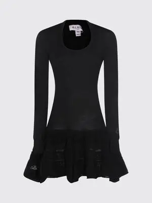 ALAIA Alaia Knit Crinoline Mini Dress