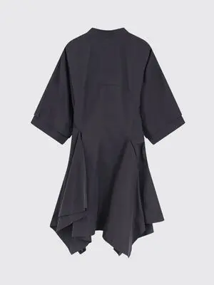ALAIA Alaia Asymmetrical Cotton Chemisier Dress