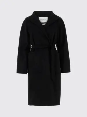 Max Mara Cashmere Long Robe Coat With Waist Belt