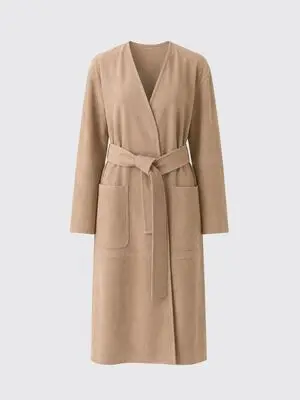 Max Mara Belted Coat - Cream