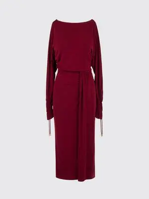 Max Mara Viscose Dress - Red