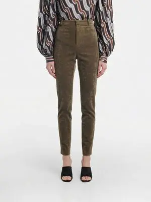 Gucci Velvet Skinny Trousers - Multicolor