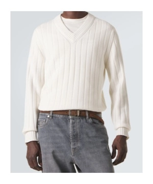 Brunello Cucinelli Ribbed-knit Cashmere Sweater
